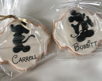 12 Packs Mini Mickey Mouse Birthday Sugar Cookies Favors Personalized ...