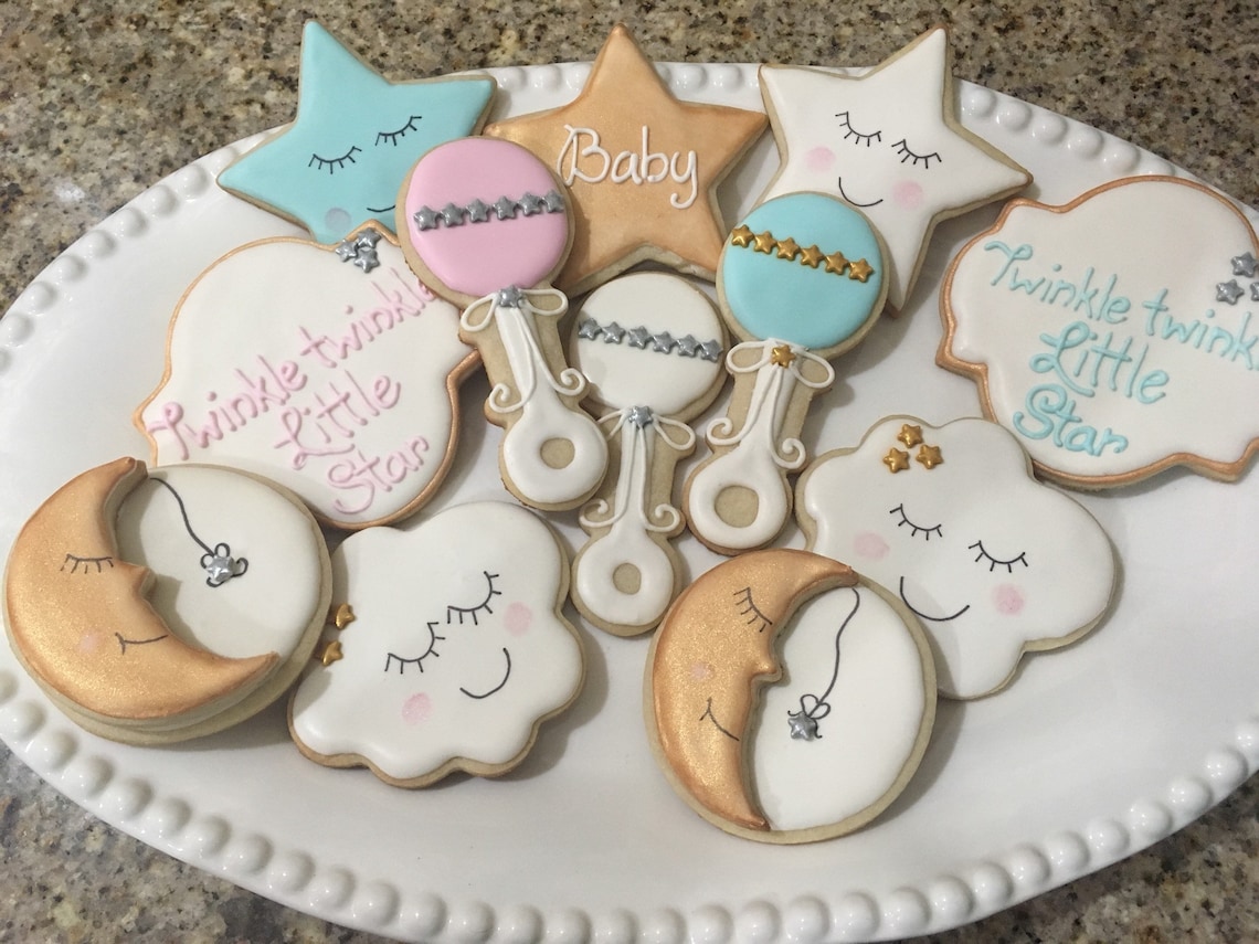 Twinkle Twinkle Little Star Cookies - Etsy