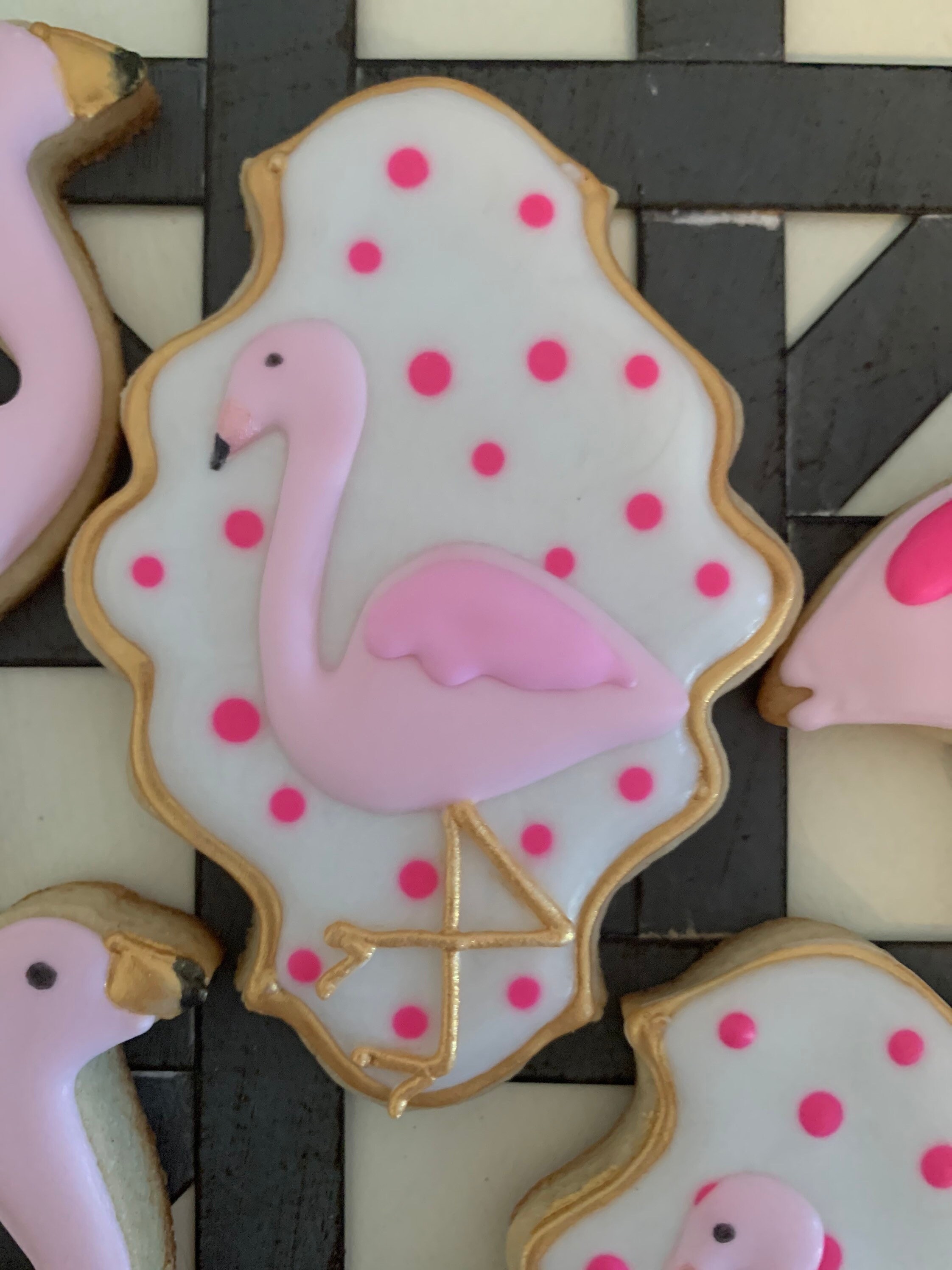 Flamingo Cookies | Etsy