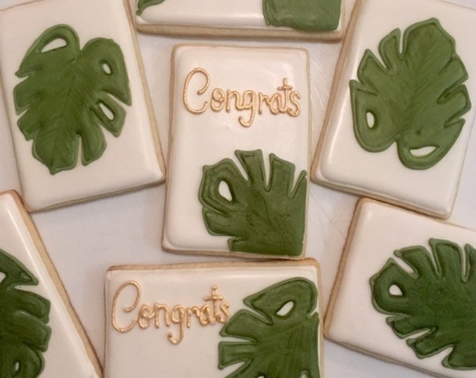 Palm Leaf Cookies - Etsy