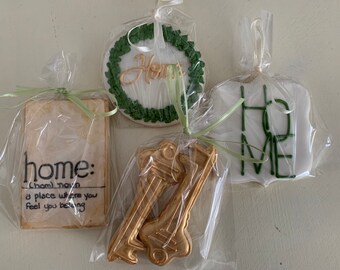 Housewarming New Home Real Estate Realtor Cookies House Cookies ...