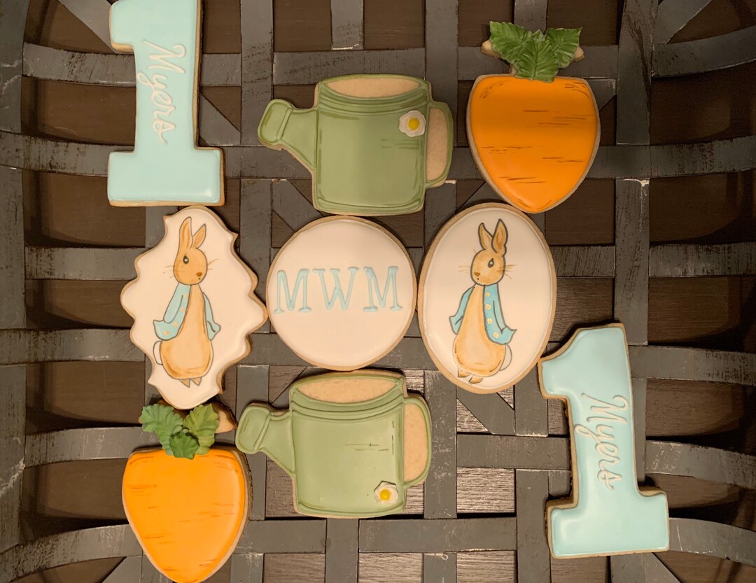 Peter Rabbit Cookies - Etsy
