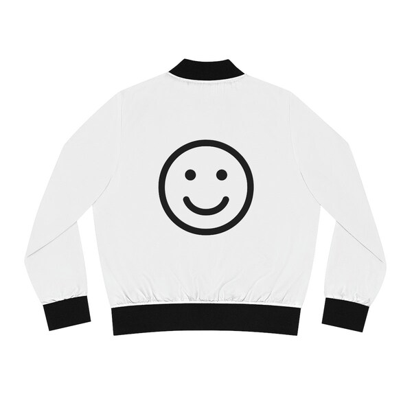 Smiley bomber jacket - Etsy México