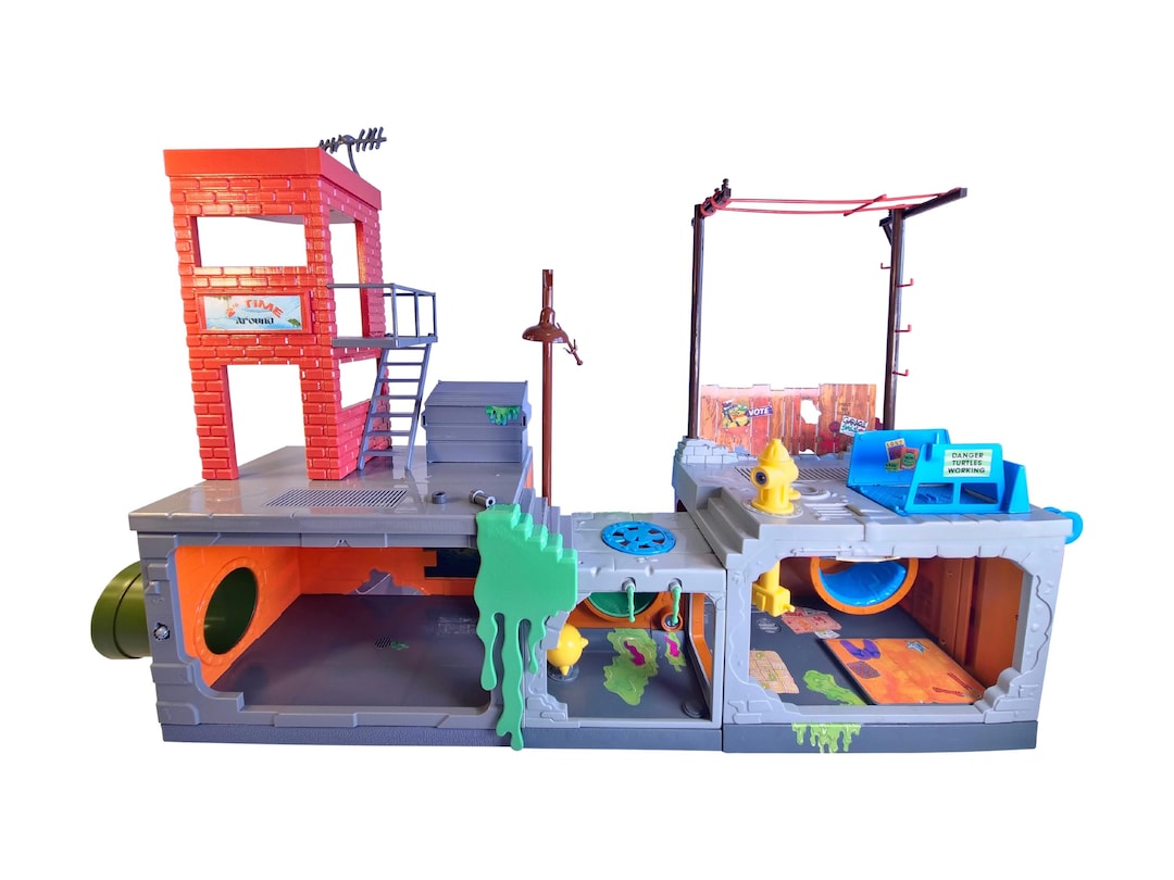 Sewer Lair Expansion Diorama– Compatible With Original Teenage Mutant ...