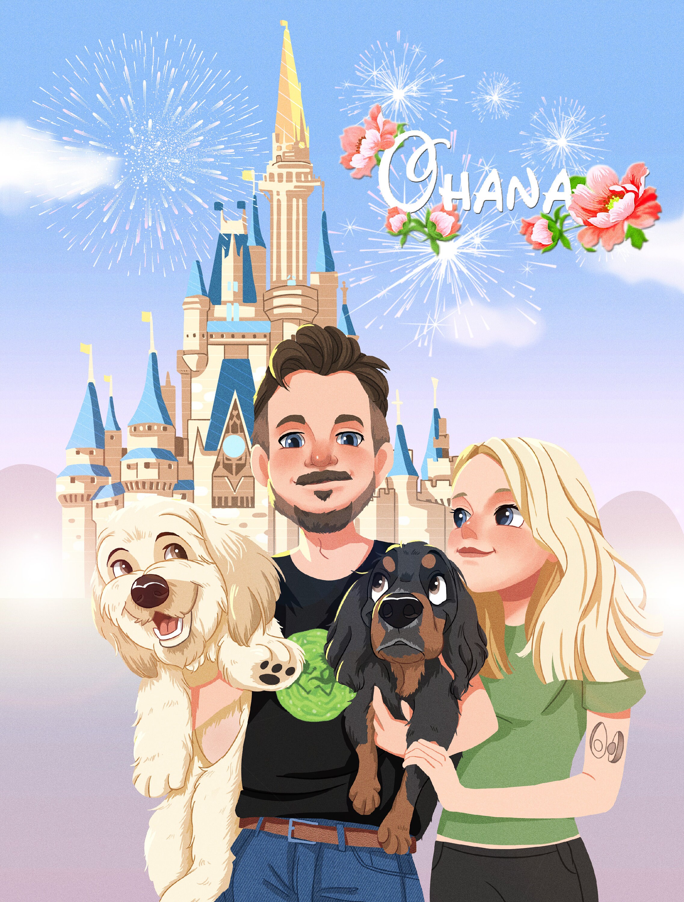 Prints Art & Collectibles Digital Prints disney carachters morphing kid ...