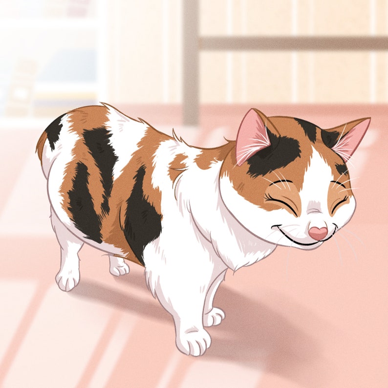 Disney Style CUSTOM Anime Pet Portrait From Photo Digital - Etsy