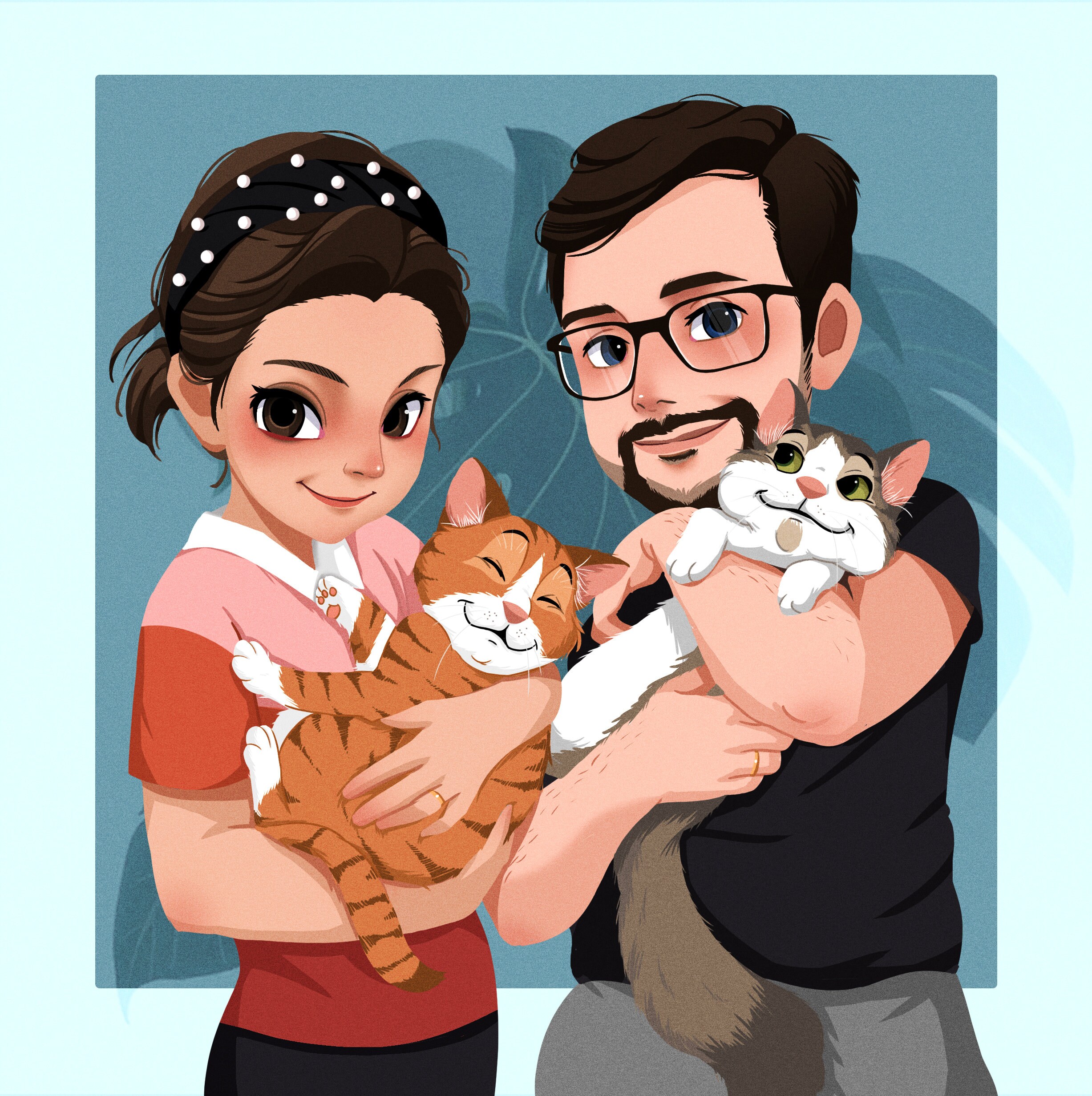 Wall Décor Prints Become A Disneyfied Digital Custom Portrait Version ...