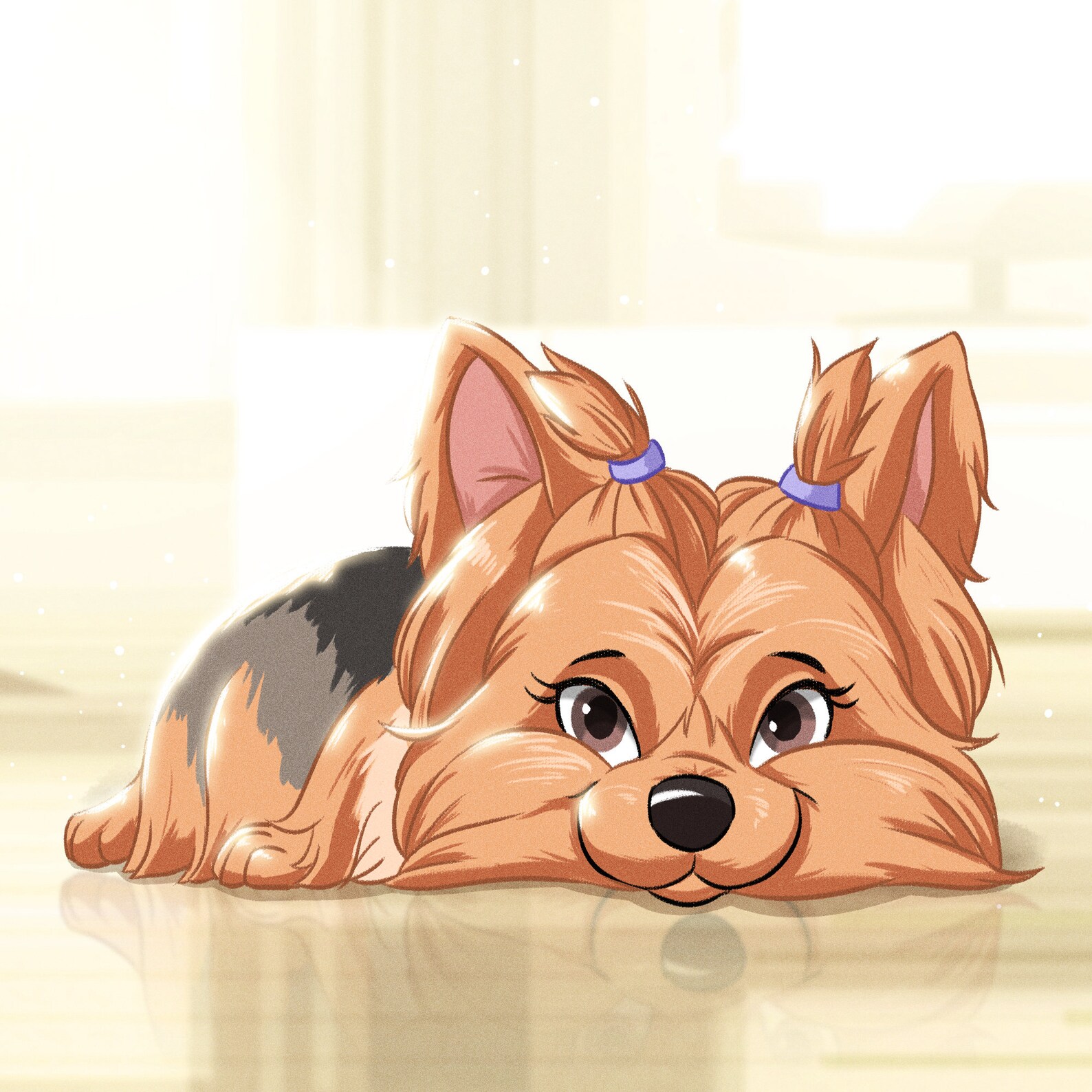 Disney Style CUSTOM Anime Pet Portrait From Photo Digital - Etsy