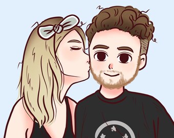 Custom Cartoon Avatar Profile Portrait Cartoon Editing - Etsy Canada