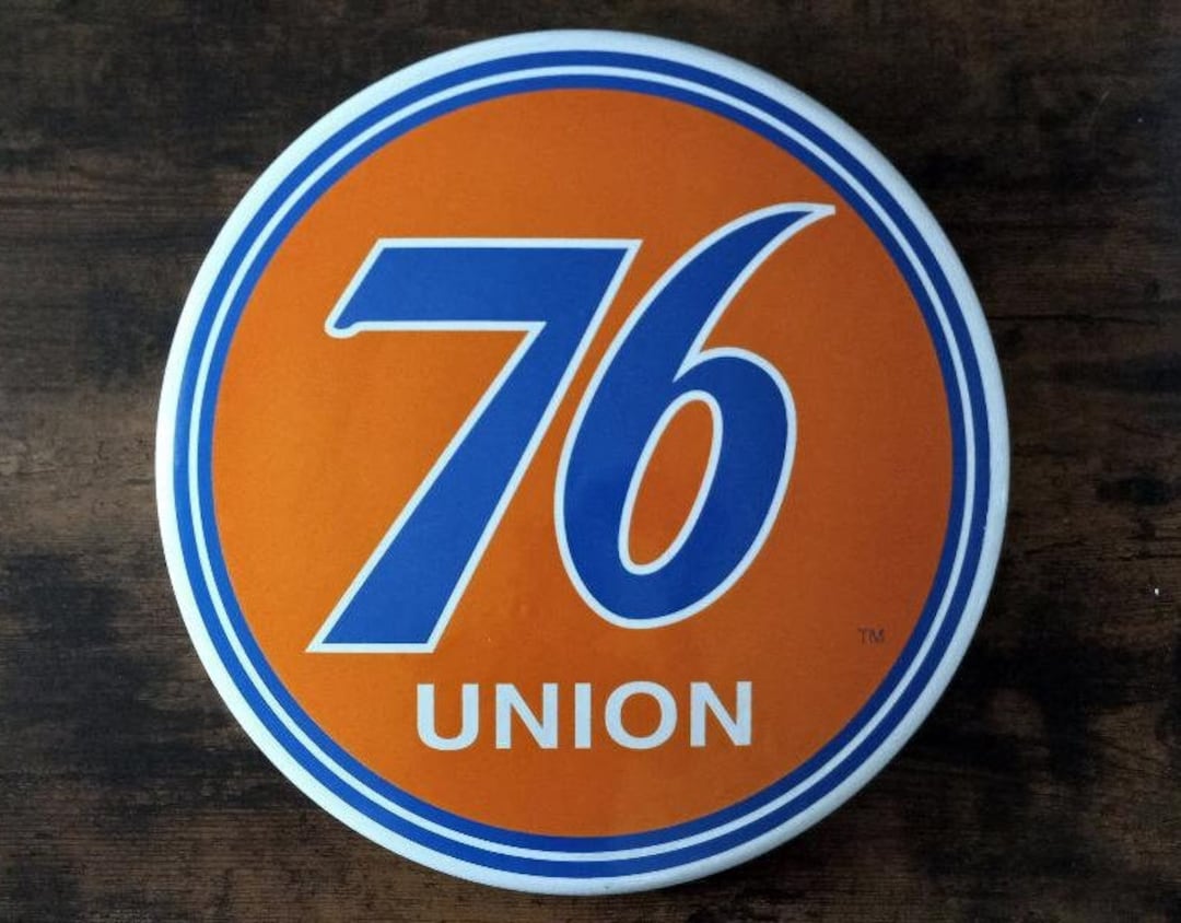 Union 76 Dome Metal Sign Shop Garage Home Office - Etsy