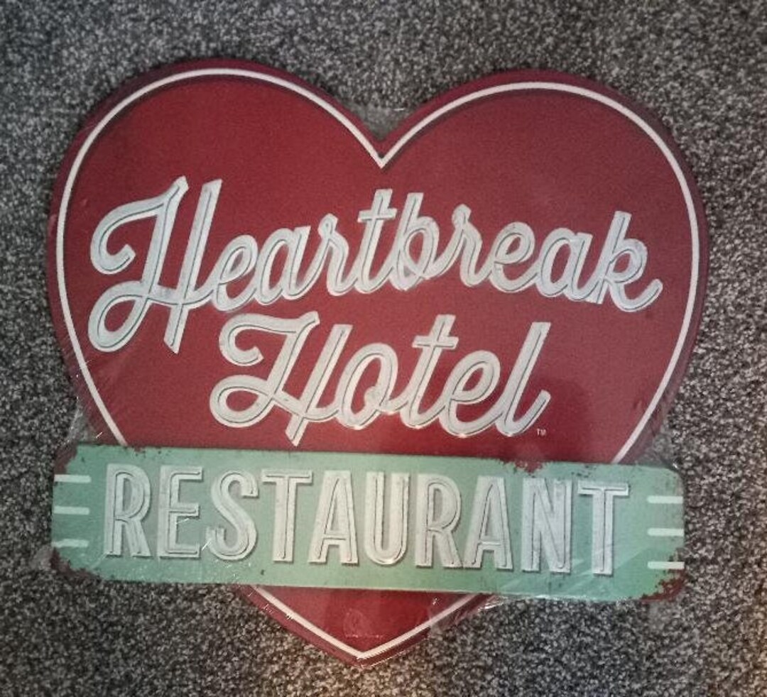 Heartbreak Hotel Restaurant Metal Sign Shop Garage Home Office - Etsy