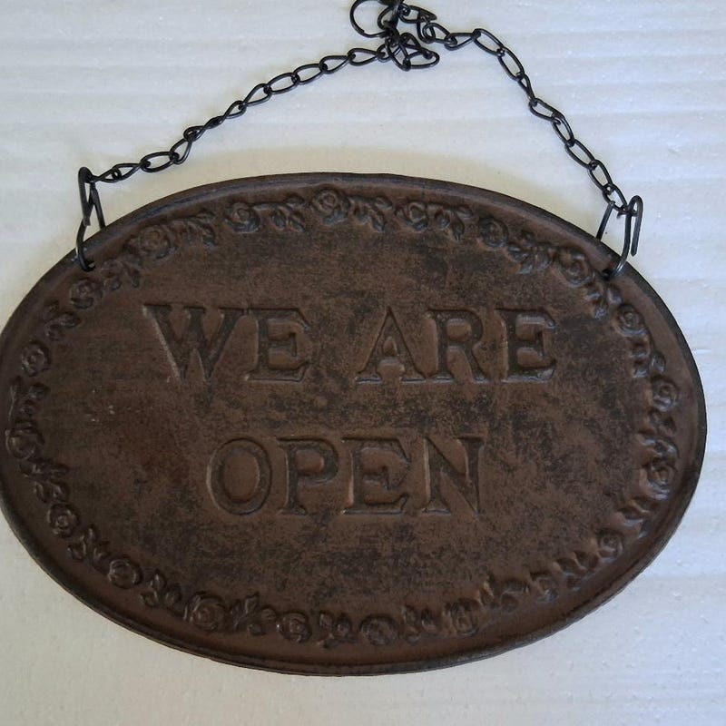 Vintage Open Sign - Etsy