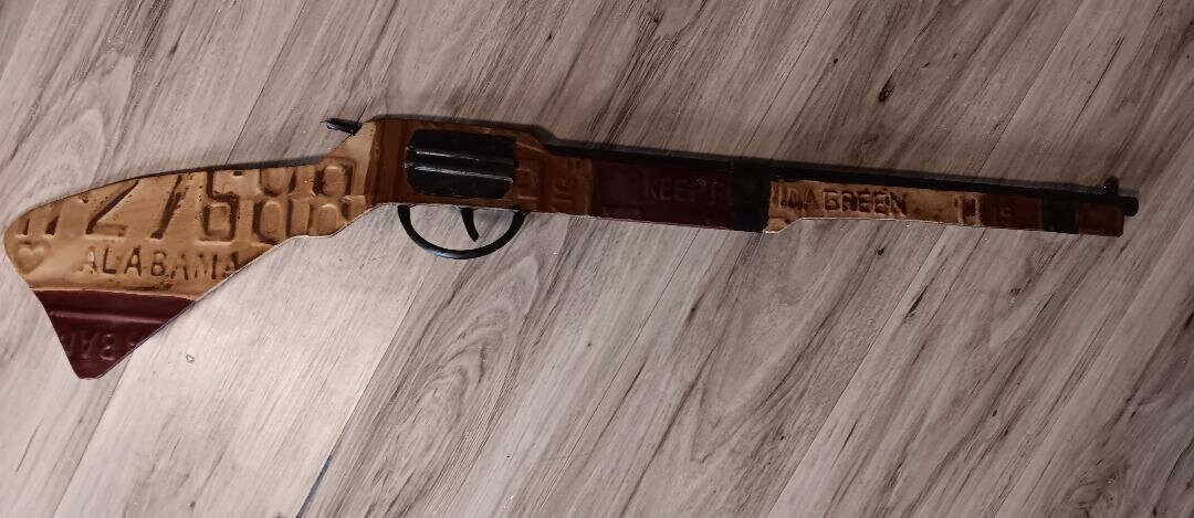 Gun License Plates Wall Decor Metal Sign 37 Inch Store Shop Bar Home ...