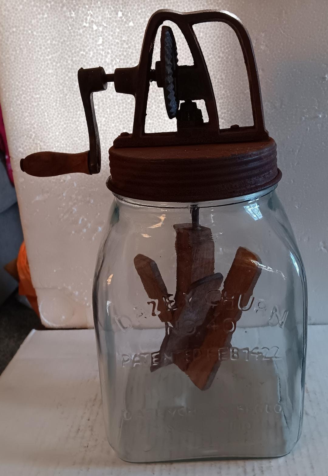 Butter Churn Dazey Glass 13 Inch Kitchen Home Gift Decor - Etsy