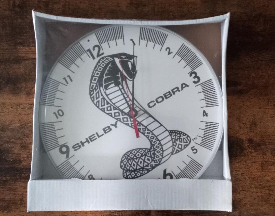 Shelby Cobra Wall Clock NEW Home Office Shop Garage Wall Decor - Etsy