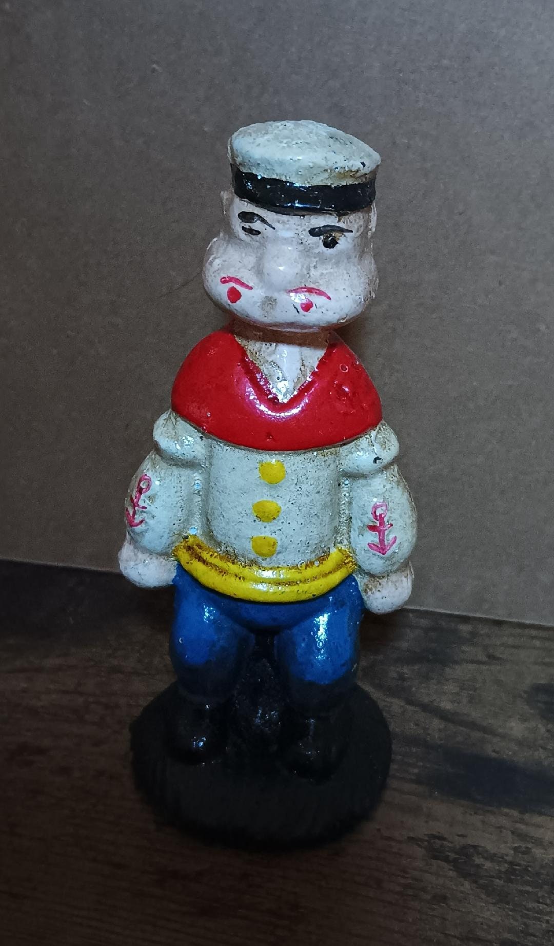 Popeye Sailor Man Bank Cast Iron Gift Home Collectible - Etsy