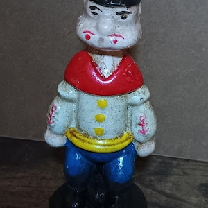Popeye Sailor Man Bank Cast Iron Gift Home Collectible - Etsy