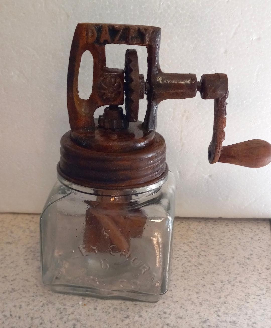 Dazey Butter Churn 7 Inch Glass Kitchen Home Gift - Etsy