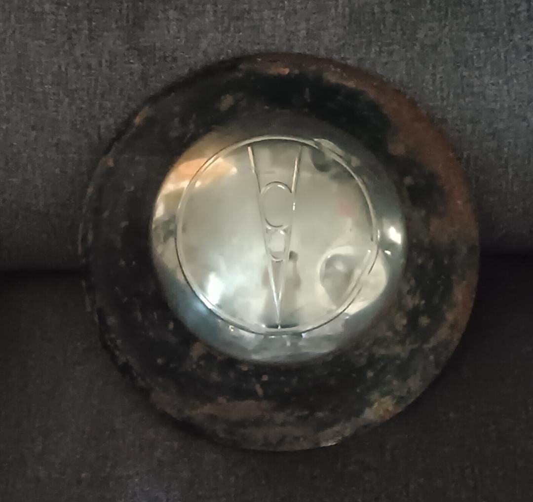 FORD V8 Hub Cap 1936 Chrome Vintage Automobile Car Shop Home Auto Decor ...