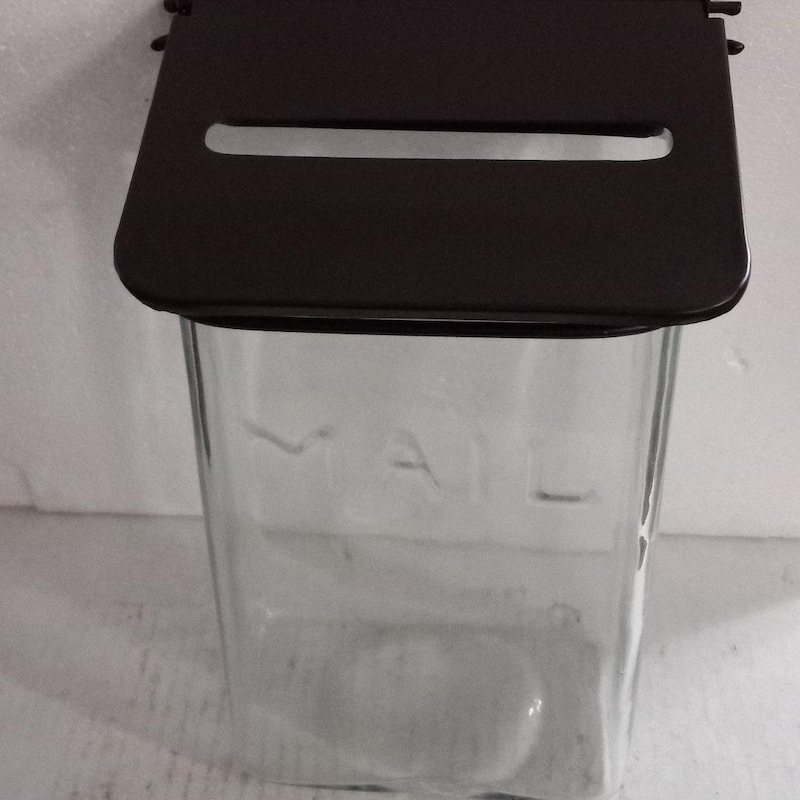 Vintage Glass Box - Etsy