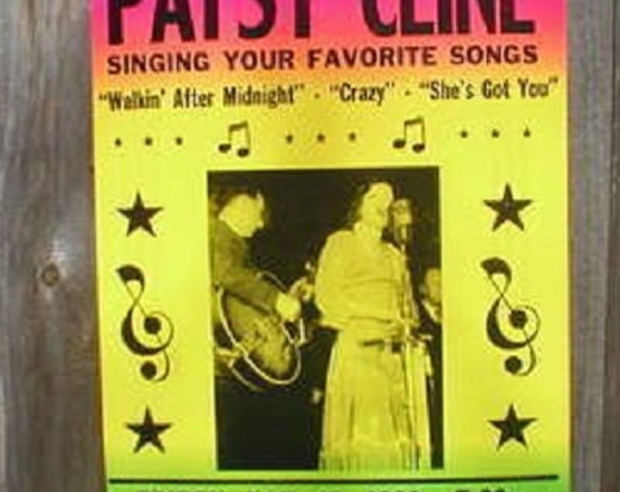 Patsy Cline Concert Poster Heavy Cardstock 14 X 22 - Etsy