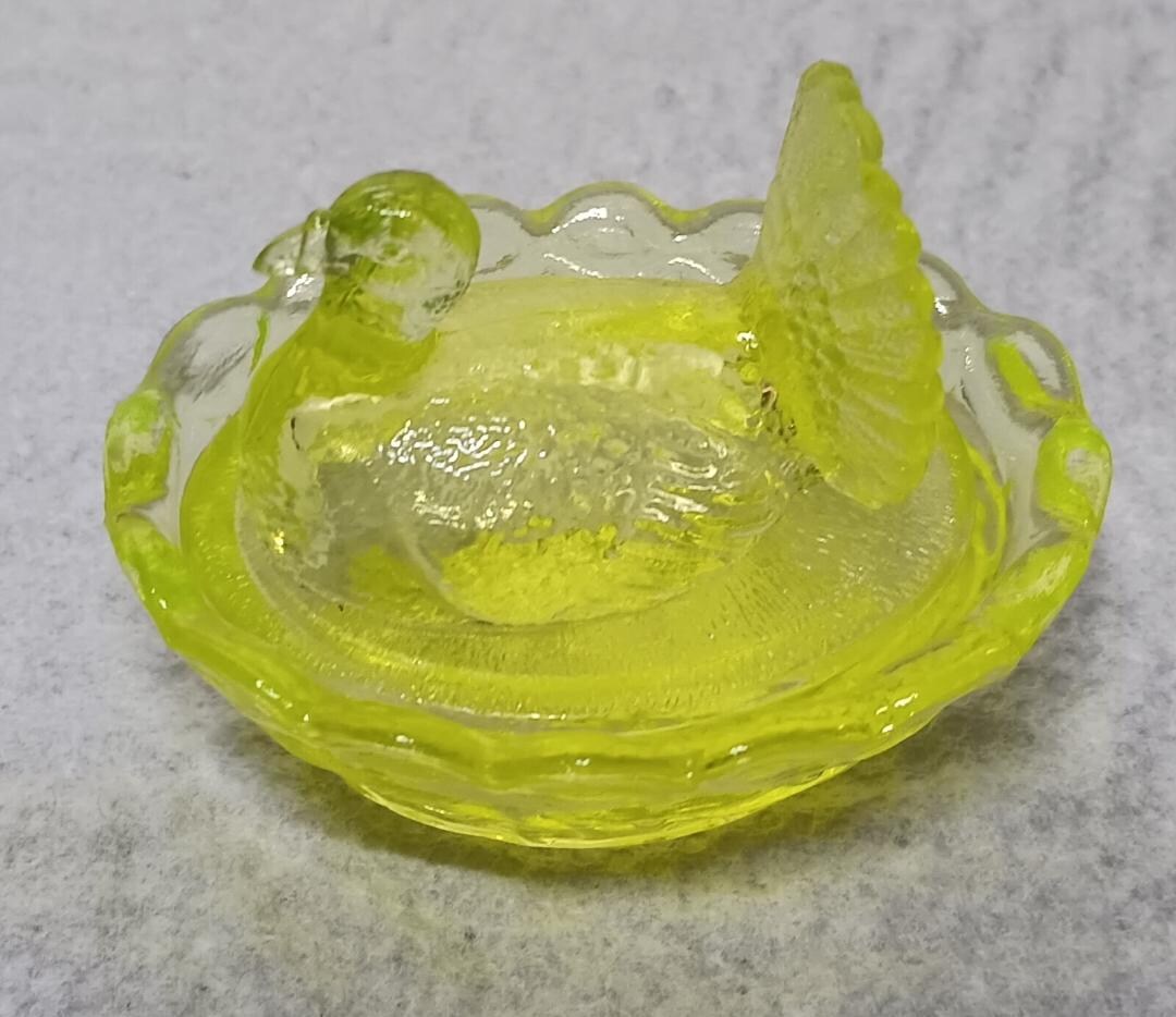 Turkey Salt Vaseline Boyd Glass Home Office Gift Collectible - Etsy