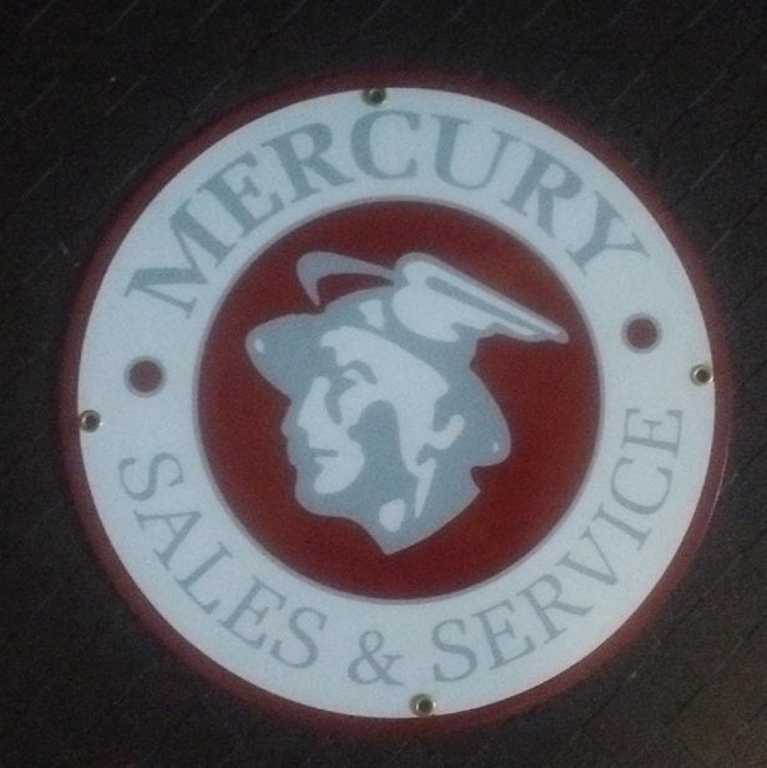 Mercury Sales Service Porcelain Sign Home Office Garage Shop Farm Decor ...