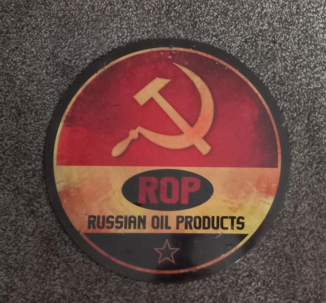 ROP Oil Heavy Gauge Metal Sign Office Cabin Home Shop Farm Decor - Etsy