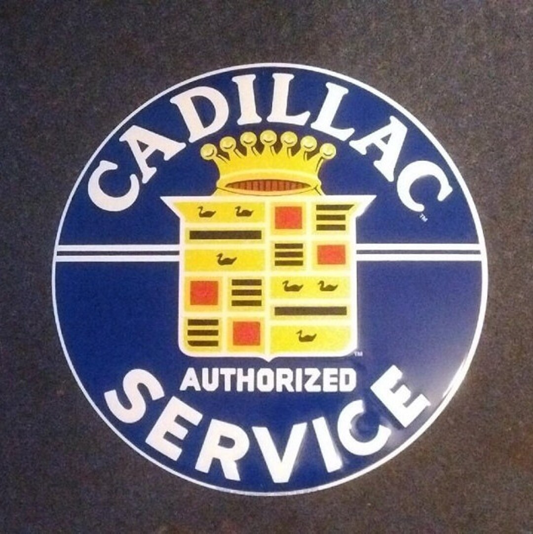 Cadillac Service Large Sign Auto Car Bar Shed Home Garage Shop - Etsy ...