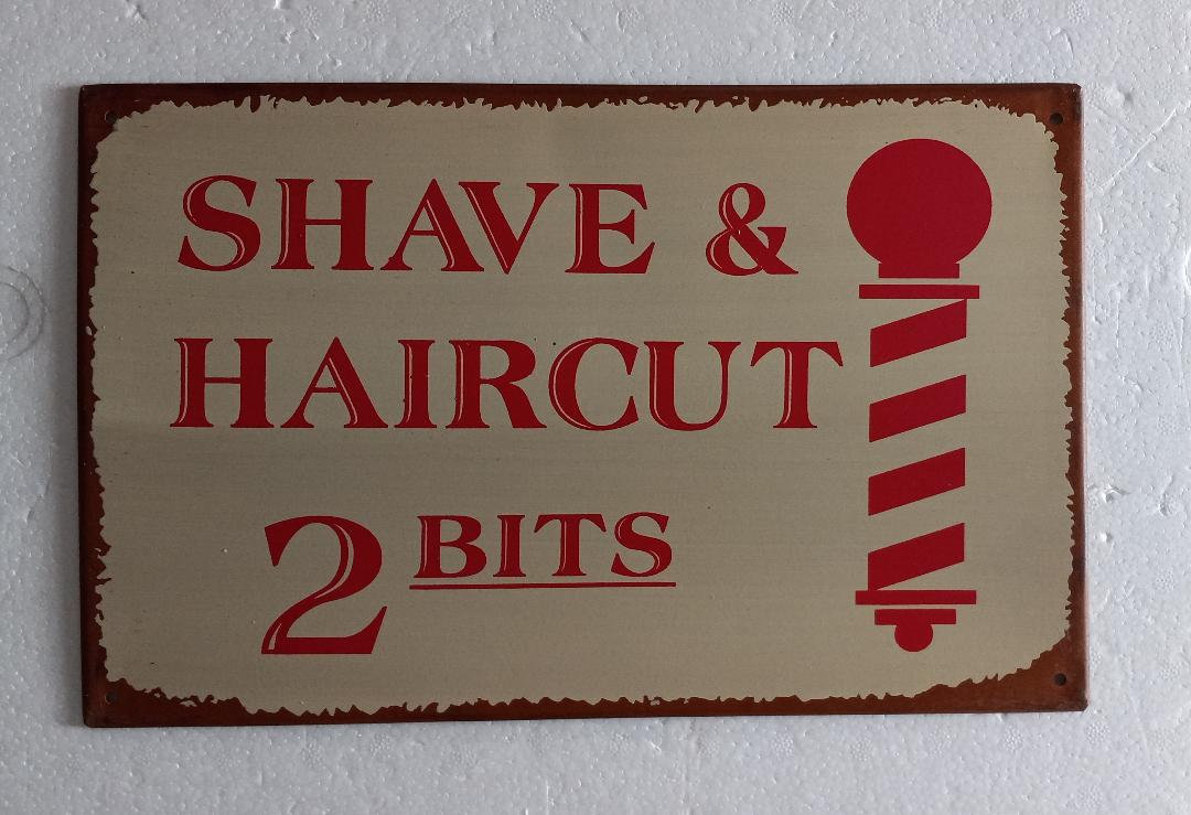 Shave Haircut Sign Shop Stores Bar Garage Home Office - Etsy