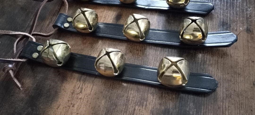 Sleigh Bells Gold ALL 3 Straps Collectible Office Home Wall Decor - Etsy