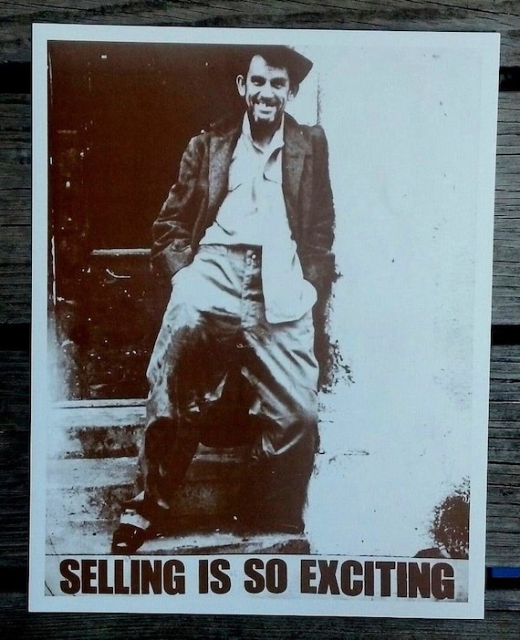 Selling is Exciting Print Picture Home Garage Man Cave Decor | Etsy