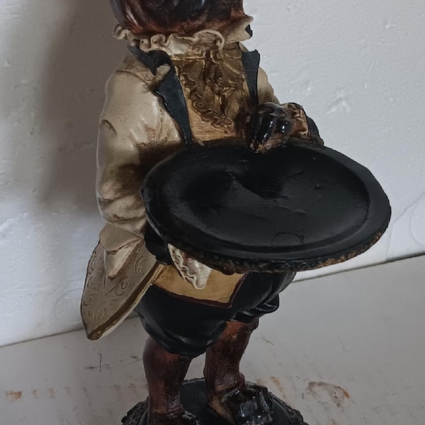 Wooden Butler Statue - Etsy