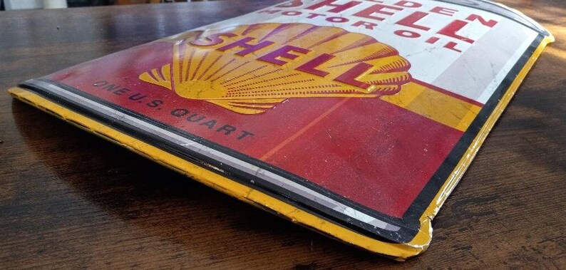 Shell Motor Oil Metal 18 Inch Sign Shop Garage Home Office - Etsy