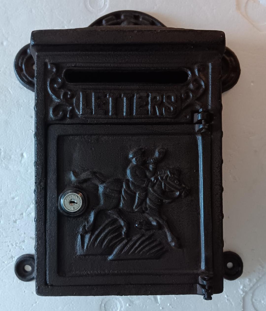 Letters Mail Box 13 Inch Cast Iron Wall Mount Home Office - Etsy