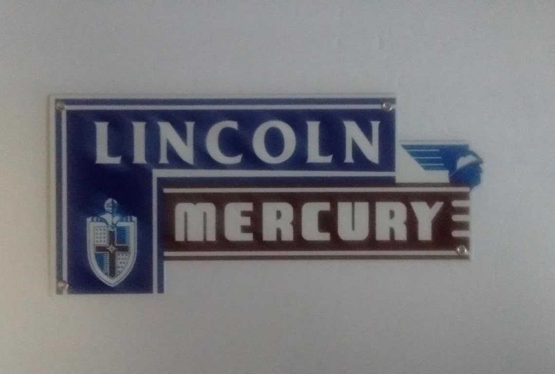 Lincoln Mercury 24 Gauge Sign Cabin Home Garage Shop Decor - Etsy