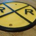 RR Railroad Sign Cast Iron Train Home Garage Shop Office Decor - Etsy