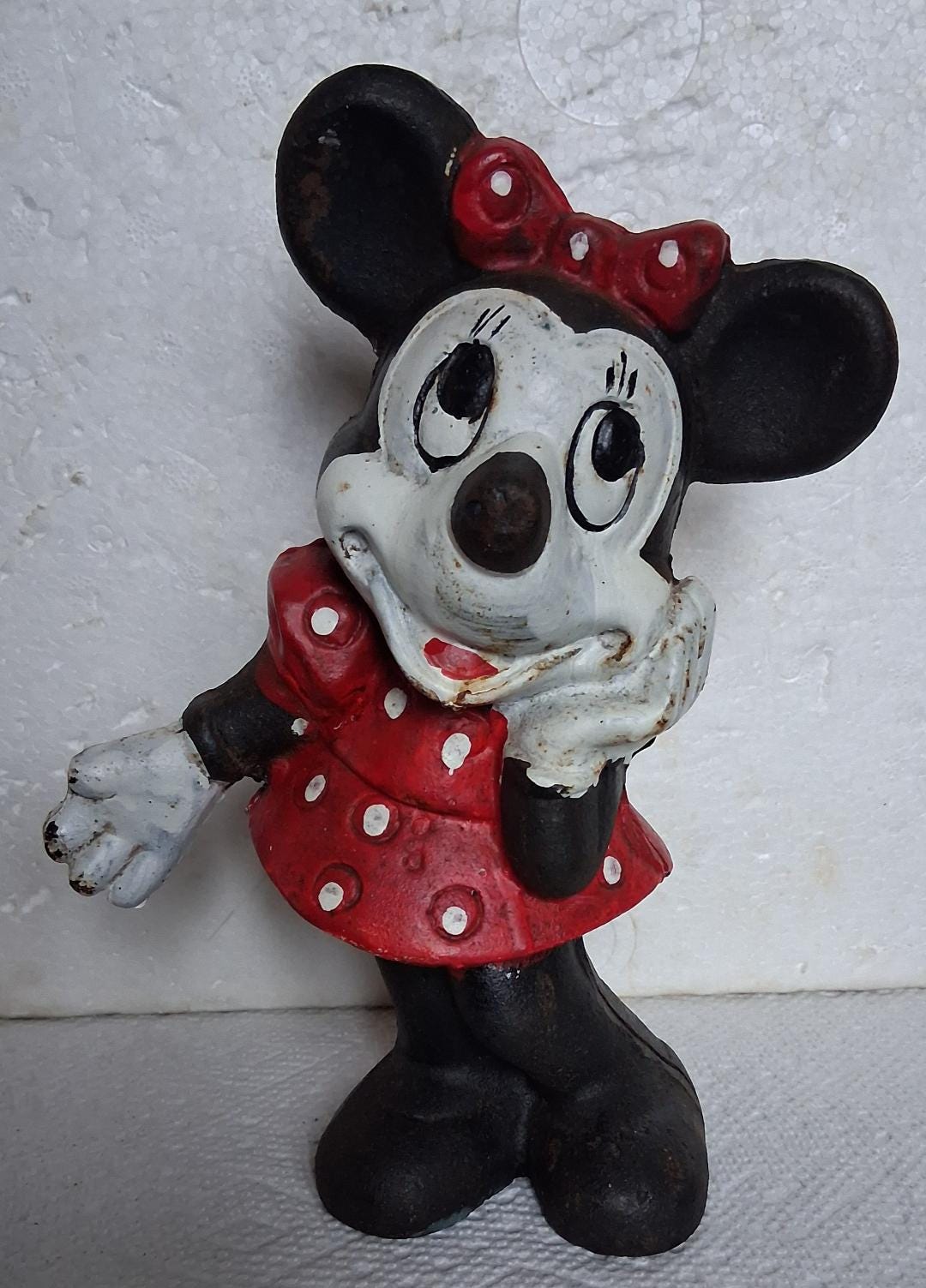 Minnie Mouse Bank Cast Iron Office Collectible Home Den Porch Decor ...