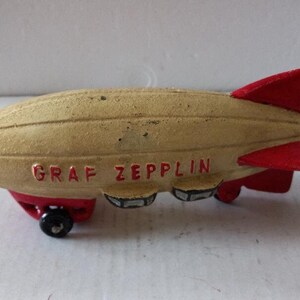 Graf Zepplin Cast Iron Yard Home Office Shop Gift - Etsy