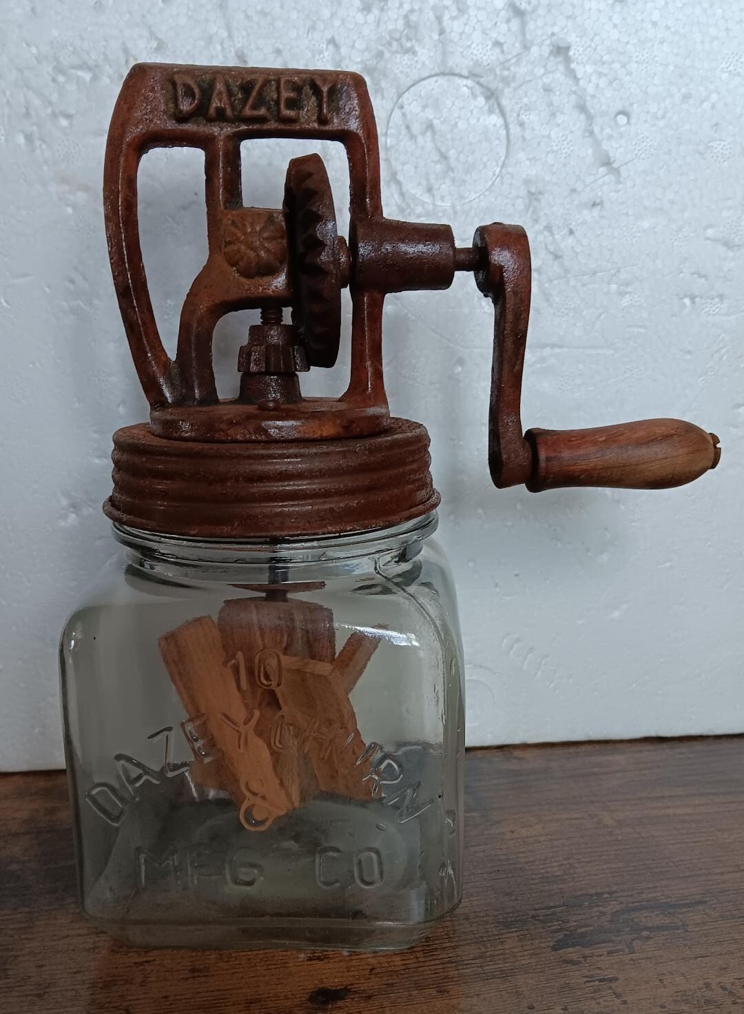 Butter Churn Dazey Glass 9 Inch Kitchen Home Gift Decor - Etsy