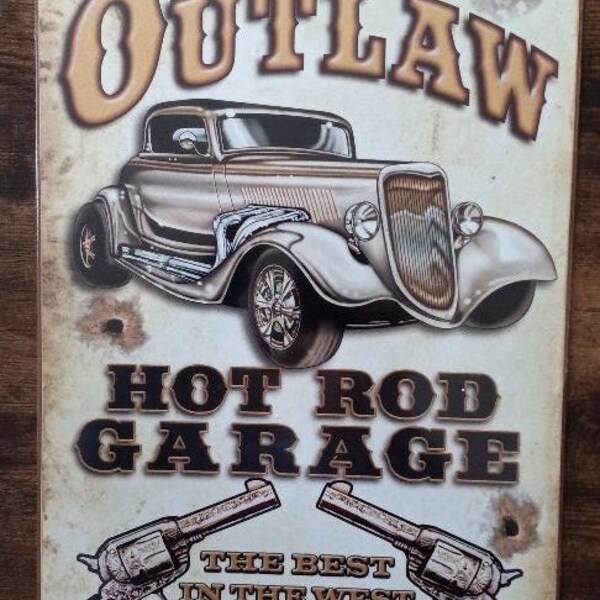 Outlaw Sign - Etsy
