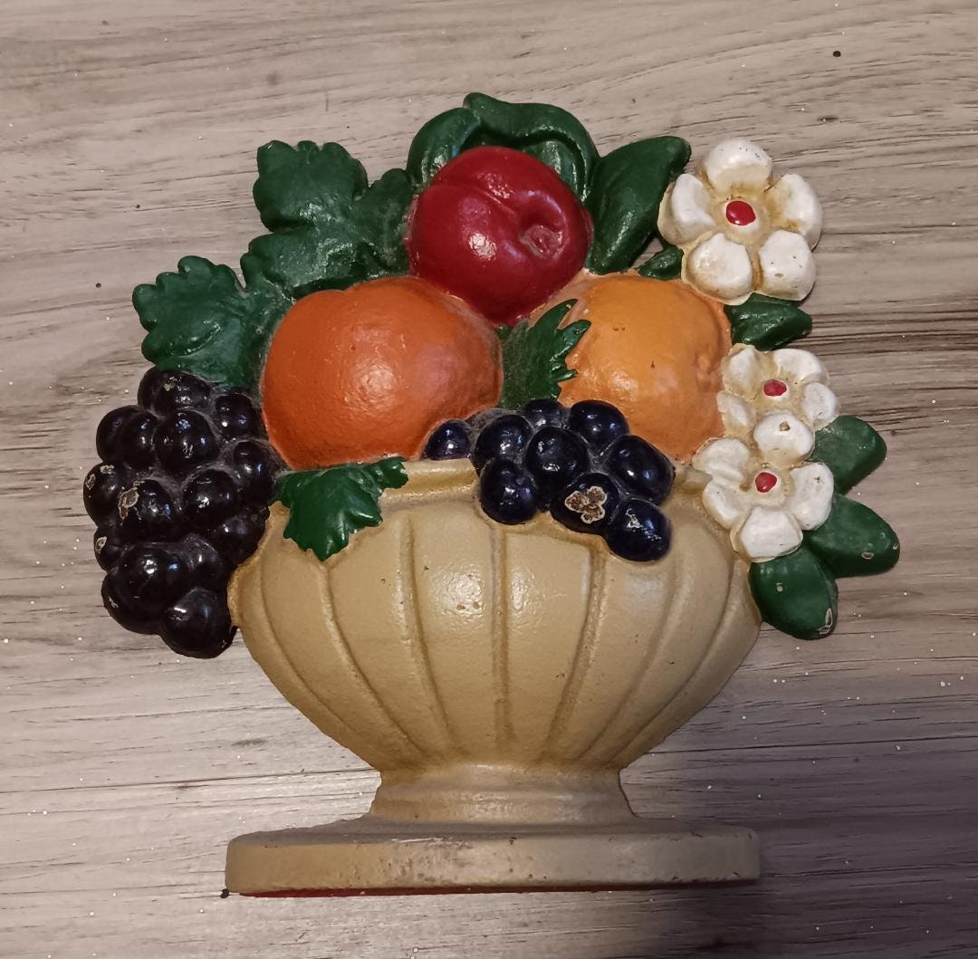 Fruit Basket Door Stop Home Gift Office Decor - Etsy