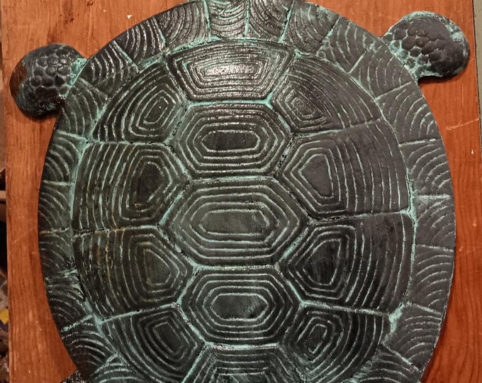 Turtle Stepping Stone Cast Iron Walkway Home Collectible Shop - Etsy