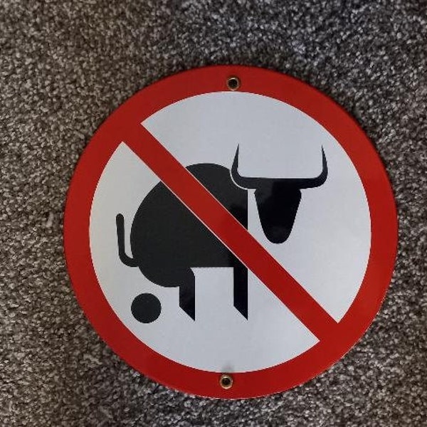 No Bull Shit Sign - Etsy