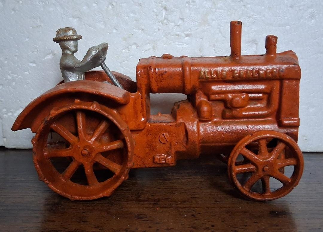 Allis Chalmers Tractor Cast Iron Home Office Shelf Decor - Etsy