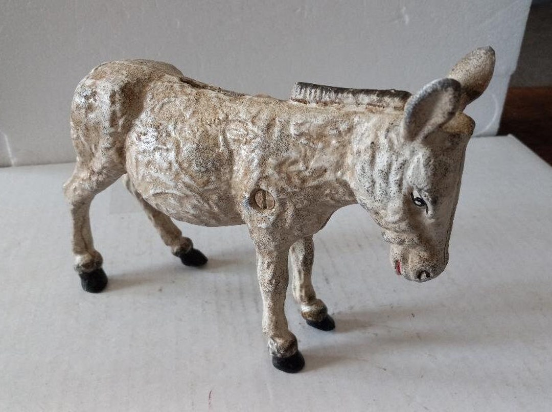 Donkey Bank Cast Iron Home Office Shop Gift Kitchen - Etsy