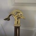 Brass Dolphin Cane Walking Stick Decor - Etsy