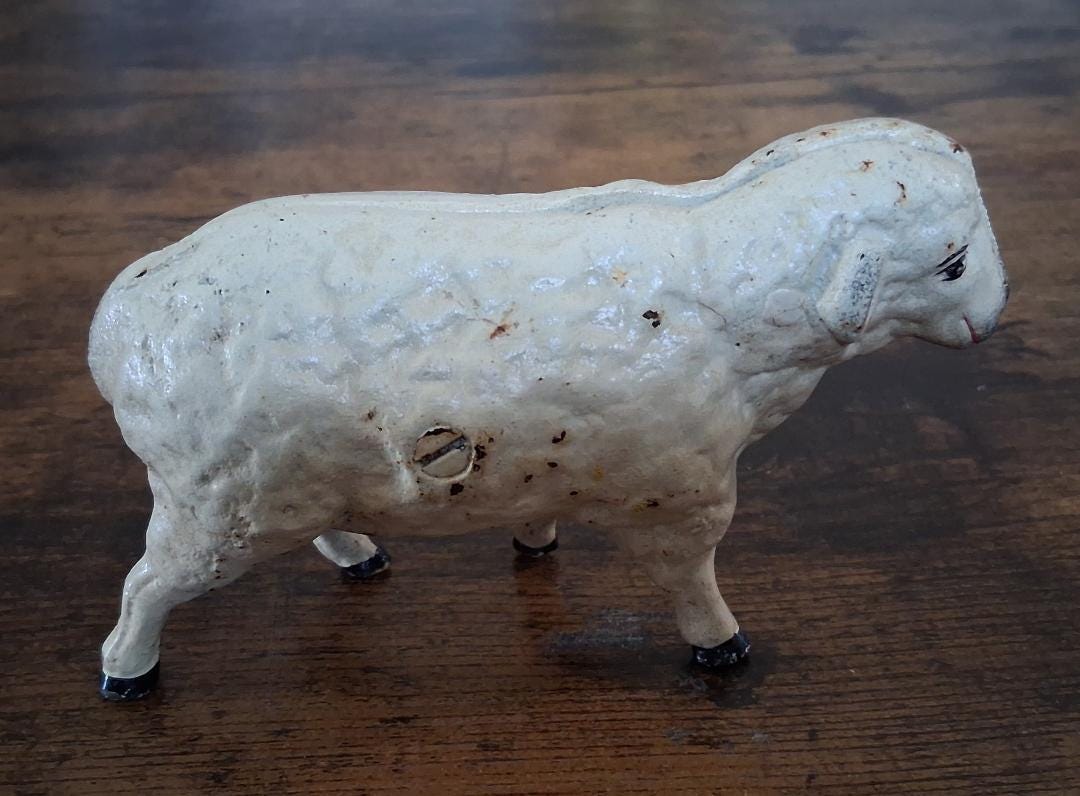 Sheep Bank Cast Iron 5.5 Inch Heavy Home Garage Shop Entryway Decor - Etsy