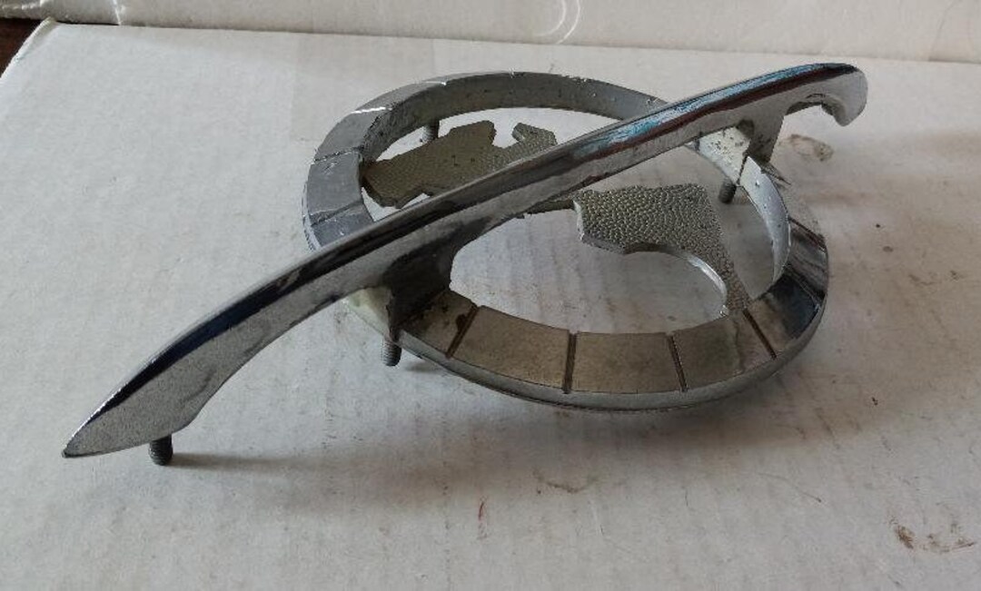 Oldsmobile Trunk Emblem 1955 Chrome Original Automobile Car - Etsy