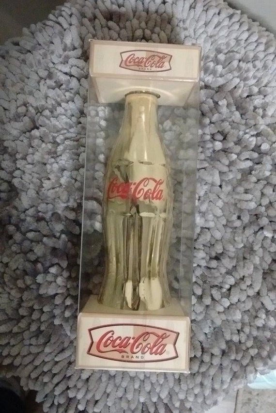 Coca Cola Gold Bottle Coke Collectible Office Home Decor - Etsy